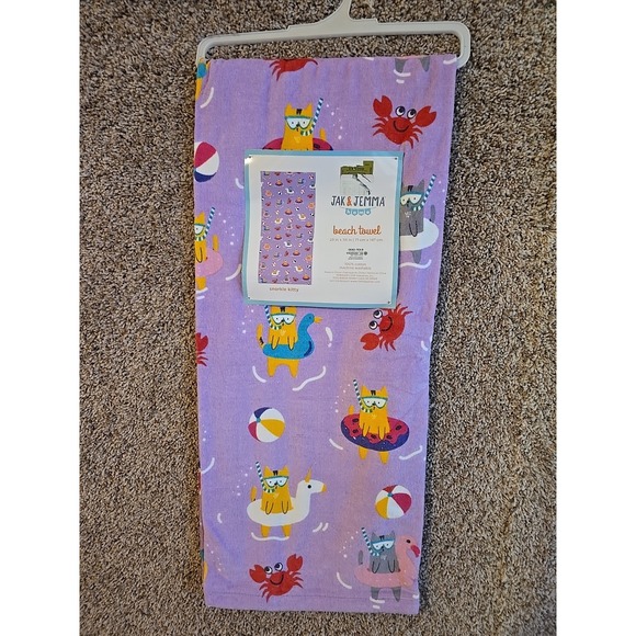 Jak & Jemma | Bath | Jak Jemma Large Beach Pool Towel 0 Cotton Snorkel ...